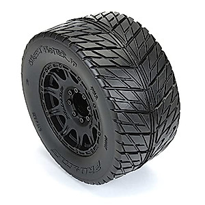 Pro-line Racing 1/8 Street Fighter HP Belted F/R 3.8" MT Mounted 17mm Blk Raid 2 PRO1016710