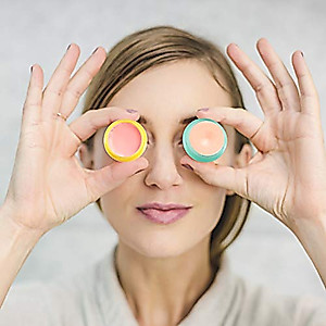 36 PCS Cosmetic Containers - BEAHOT 10g/10ml Empty Sample Container Jars with Inner Liner, Travel Jar Set with Lid for Lip Balm Cosmetic Cream Lotions Lip Scrub Eye Shadow Makeup Container, 6 Colors