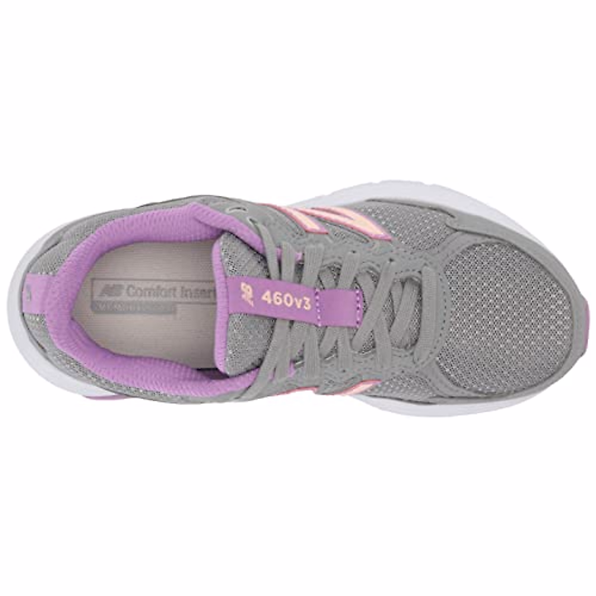 New Balance Women's 460 V3 Running Shoe, Grey/Oyster Pink, 7.5 Wide