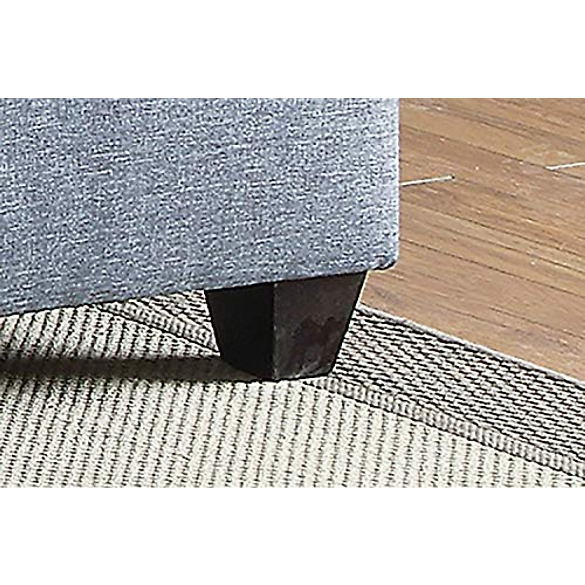 Poundex Linen-Like Fabric Sofas in Grey