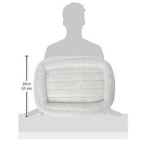 MidWest Homes for Pets Double Bolster Pet Bed | 24-Inch Dog Bed ideal for Small Dog Breeds & fits 24-Inch Long Dog Crates