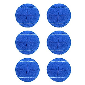 Magicorange 6 PCS Precut Walker Tennis Balls for Furniture Legs and Floor Protection, Heavy Duty Long Lasting Felt Pad Glide Coverings (Dark Blue)