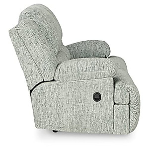 Signature Design by Ashley McClelland Transitional Reclining Loveseat, Light Gray