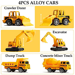 Itcaoseklu Race Track Car Cargo Truck Toy, Engineering Truck with Sound and Light,Vehicle Toy Gift for 3 4 5 6 7 8 Year Old Kids Boys Girls