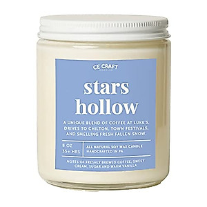 CE Craft Stars Hollow Scented Candle - Gift for Her, Scented Soy Wax Candle, Coffee Scented Candle, Funny Gift for Her, Pop Culture Candle