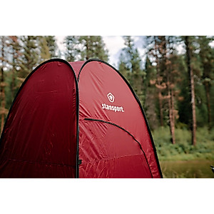 Stansport Pop-Up Privacy Shelter - Red (738-60)