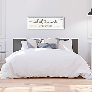 Master bedroom wall decor over the bed-marriage signs-wedding gift for couple-bridal shower gift