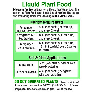 EZ-gro Salad Greens Mix (6) Pod Kit Compatible with Aerogarden Seed Pod Kit - Pre-Seeded Seed Pods for Hydroponic Garden - 4 oz Hydroponic Nutrients for Smart Garden