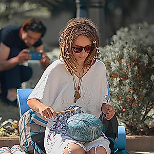 200 PCS European Large Hole Beads Rhinestone Colorful European Beads Crystal Large Hole Craft Beads for DIY Charms Bracelet Jewelry Making