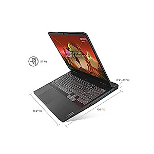 Lenovo IdeaPad Gaming 3 Laptop RTX 3050 NVIDIA| 15.6" FHD Display 120Hz| AMD Ryzen 5 6600H| Windows 11| Wi-Fi 6| Backlit Keyboard| USB C| Webcam| HDMI Cable| Gaming PC (32GB DDR5 RAM |1TB PCIe SSD)