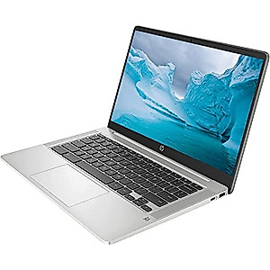 HP 2023 14" HD IPS Chromebook, Intel Pentium 4-Core Processor Up to 2.68GHz, 4GB Ram, 64GB SSD, Intel 4K Graphics, Super-Fast 6th Gen WiFi, Dale Silver, Chrome OS (Renewed)