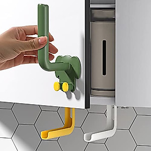 Smalibal 2Pcs Storage Coat Hooks Wall Hooks, Cartoon Elephant Pattern Hook Organizer Heavy Duty Wall Mounted Hooks, Hooks Decorative for Wall Hanging Coats, Key, Cup, Cloth, Hat White