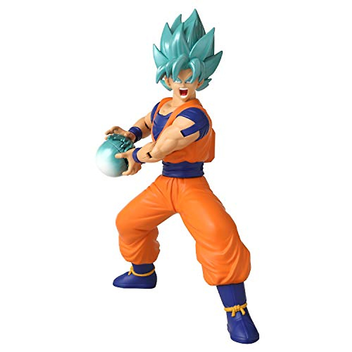 Bandai Namco - Dragon Ball Super - Super Saiyan Blue Goku, 7" Action Figure Attack Collection