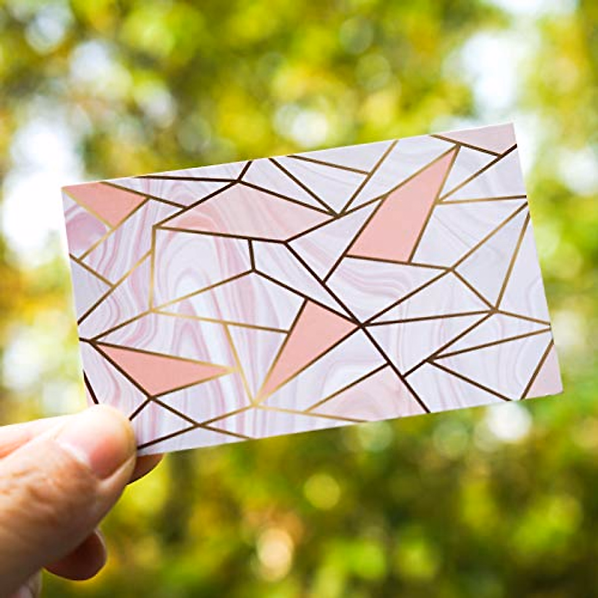 RXBC2011 Appointment Reminder Cards Marble pink and gold Pack of 100