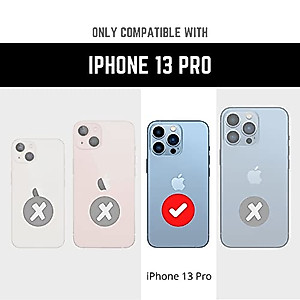 ArtsEvo Shockproof Clear Design for iPhone 13 Pro case, Certified 6.6ft Drop Protection, Raised Edges Protect Camera and Screen, Double Anti-Collision Design Pink