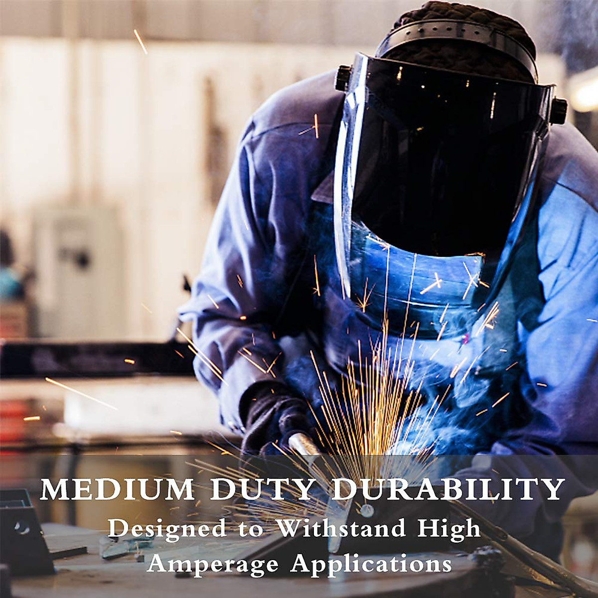 Intra-FIT TIG Welding Gloves with Short Cuff, Premium Grain Goatskin, Spark-Resistant Nomex Back, 1 Pair