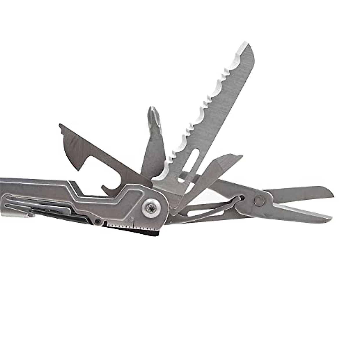 SOG Multitool Pliers Pocket Knife – PowerPint EDC Tool and Compact Lightweight Multi Tool w/ 18 Multitools in Multi-Purpose Tool (PP1001-CP)
