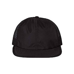 Richardson Rouge Wide Set Mesh Cap One Size Black