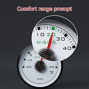 CAZSTYK 50mm Car/Refrigerator -20 to 50℃/-20 to 20℃ Dial Temperature Gauge