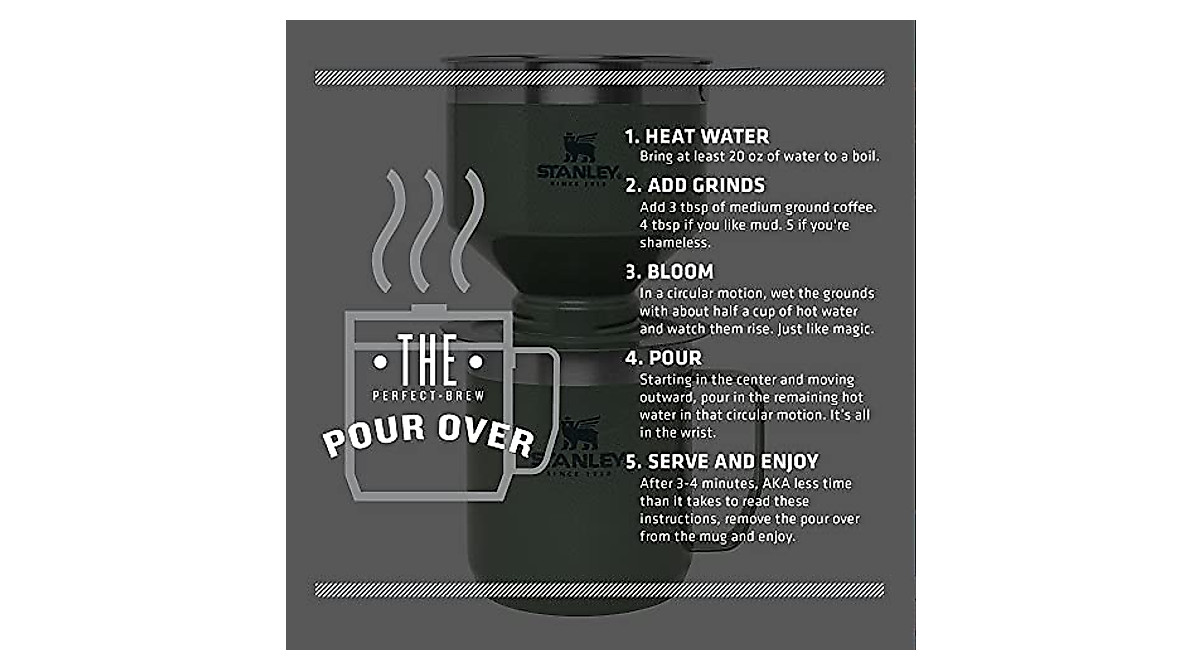 Stanley Camp Pour Over Set - Eco-Friendly Coffee Maker