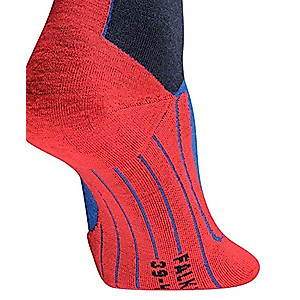 FALKE Men's SK4 Ski Socks, Merino Wool, Knee High, Light Cushion, Breathable Quick Dry, Winter Athletic Sock, Blue (Olympic 6940), 10.5-11.5, 1 Pair
