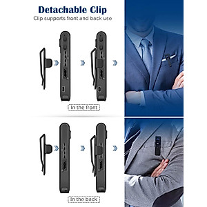 BOBLOV C18 WiFi Small Body Camera, 32GB Outdoor Body Camera, 1296P Mini Camera Body Worn Camera with OLED Screen 3.5 Hours 1080P Recording Support WiFi One Big Button for Recording