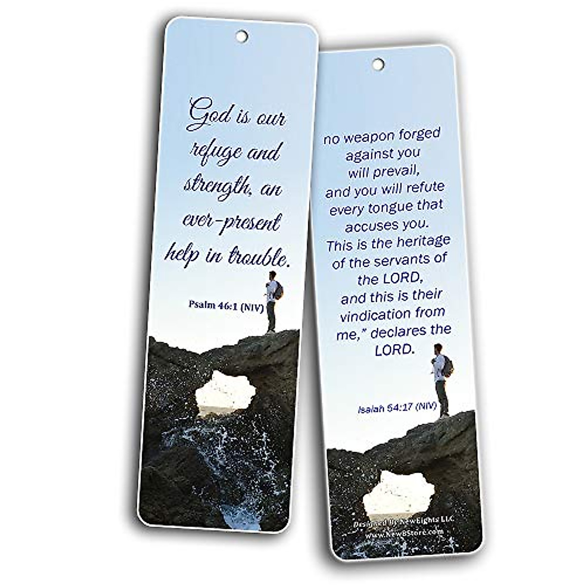 Powerful Scriptures for Protection Safety Bookmark Cards NIV (60-Pack) - oronavirus Protection Bible Promises - Stay Home Stay Safe - Keep Calm Trust God - Christian Encouragement Gifts for Men Women