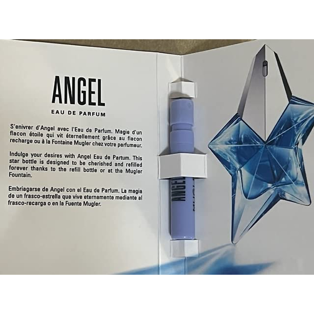 3 Thierry Mugler Angel EDP 1.2 Ml/0.04 Oz Each Spray Sample Perfume Travel Vial Lot