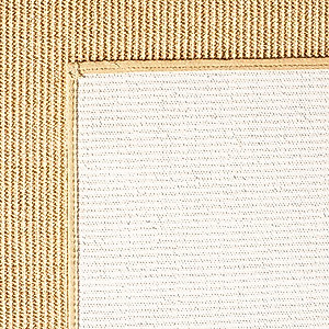 Martha Stewart Collection by SAFAVIEH 1'9" x 2'10" Natural MSR9501A Farmhouse Sisal & Jute Accent Rug