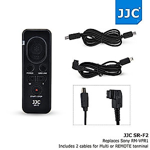 External Camera Remote Control Replace RM-VPR1 with 39.4" Cable for Sony A7R V A7 IV A7S III II ZV-1 A6600 A6400 A6300 A6100 RX100 VII HDR-CX405 CX455 CX900 PXW-Z90V HXR-NX80 FDR-AX53 AX43 AX100 AX700