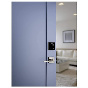 Kwikset 99540-001 Obsidian Keyless Entry Door Lock Z-Wave Plus Electronic Touchscreen Deadbolt, Satin Nickel