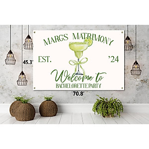 Margs and Matrimony Bachelorette Photo Backdrop, Margarita Bachelorette Party Decorations Photography Background, Margs And Matrimony Decorations, Mexican Fiesta Wedding Bridal Shower Party NM