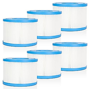 Future Way 6 Pack Type S1 Spa Filter Compatible with Intex Hot Tub, Portable Inflatable Hot Tub Spa