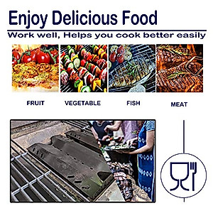 Heat Plate Shield Stainless Steel 16 1/8" Gas Burner Cover Grill Replacement Parts for Members Mark BQ05046-6, BBQ Pro BQ05041-28, BQ51009, Sam's Club, Outdoor Gourmet, 3 Pack Heat Tents