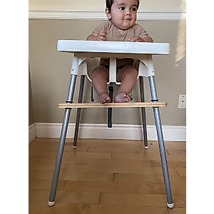 High Chair Footrest Compatible with IKEA Antilop - 100 Percent Natural Bamboo, K-2
