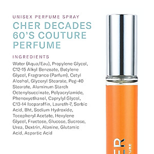 SCENT BEAUTY Cher Decades Couture - Unisex Perfume Spray - Cher Decades 60's - 0.27 Fl Oz