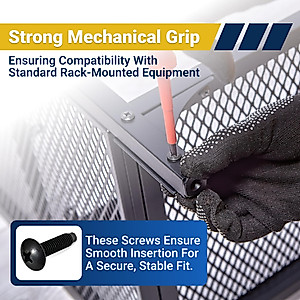 RackGold 10-32 Rack Screws 100 Pack-USA Made