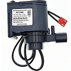 AC 120V AP1200 Commercial Large Flowing Water Ice Machine Water Pump Small Circulating Submersible Pump For HZB-30F,HZB-38F,HZB-32,HZB-45,HZB-65,HZB-90,HZB-120,HZB-160 Ice Maker 60Hz 0.13A Hmax:0.8m