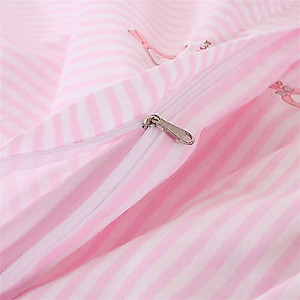 MeganJDesigns 3 Pieces Anime My Cute Melody Duvet Cover Set Melody Quilt Cover with Two Pillowcases,Twin