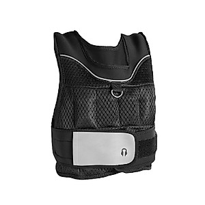 CAP Barbell (HHWV-CB020C) Adjustable Weighted Vest, 20-Pound,20 Pound, Black