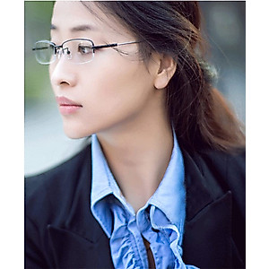 LUOMON Rx Prescription Eyewear Frames EG004 Blue