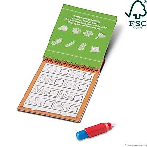 Melissa & Doug On the Go Water Wow! Reusable Water-Reveal Activity Pad - Alphabet - FSC Certified