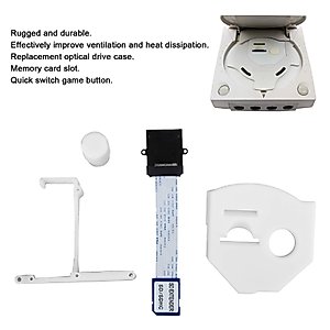 Extender Adapter Expansion Cable Adapter Quick Switch Game Button ABS Material Easy to Replace for Sega Dreamcast GDEMU Work