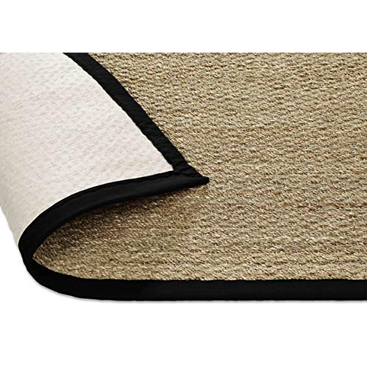 Chesapeake Seagrass Area Rug with Black border (40"x60")