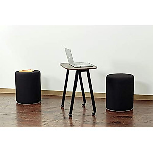 Safco Products 5050BL Swivel Keg Seating, Black