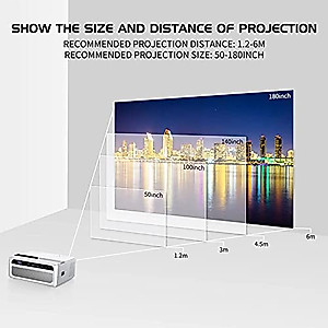 CXDTBH 1080P Projector Full Mini Projector USB Mirroring Video Projectors for Home Cinema Led Beamer