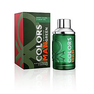 United Colors Of Benetton Colors Man Green Men EDT Spray 3.4 oz
