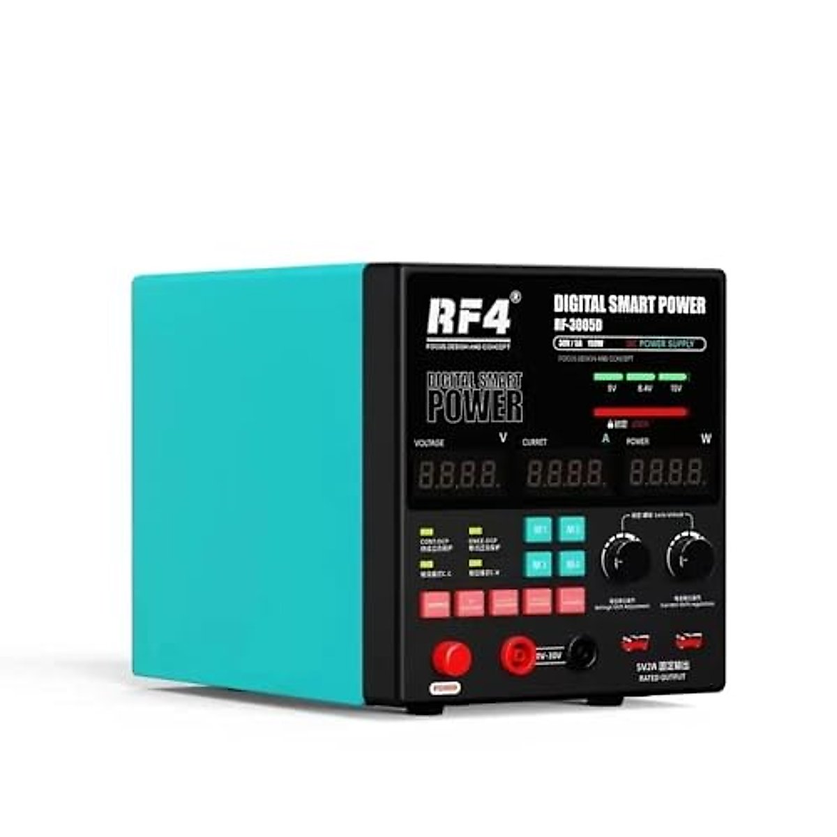 RF-3005PRO RF3005D Digital Smart Power Meter 30V5A 150W Mechanical Instrument with A/MA Automatic Range Switching Function Tool(RF-3005D)