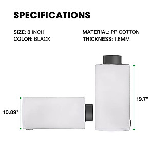 VIVOSUN 8 Inch Prefilter for 8" Carbon Filter