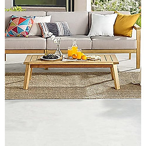 Modway EEI-3682-NAT Sedona Coffee Table, Natural Taupe